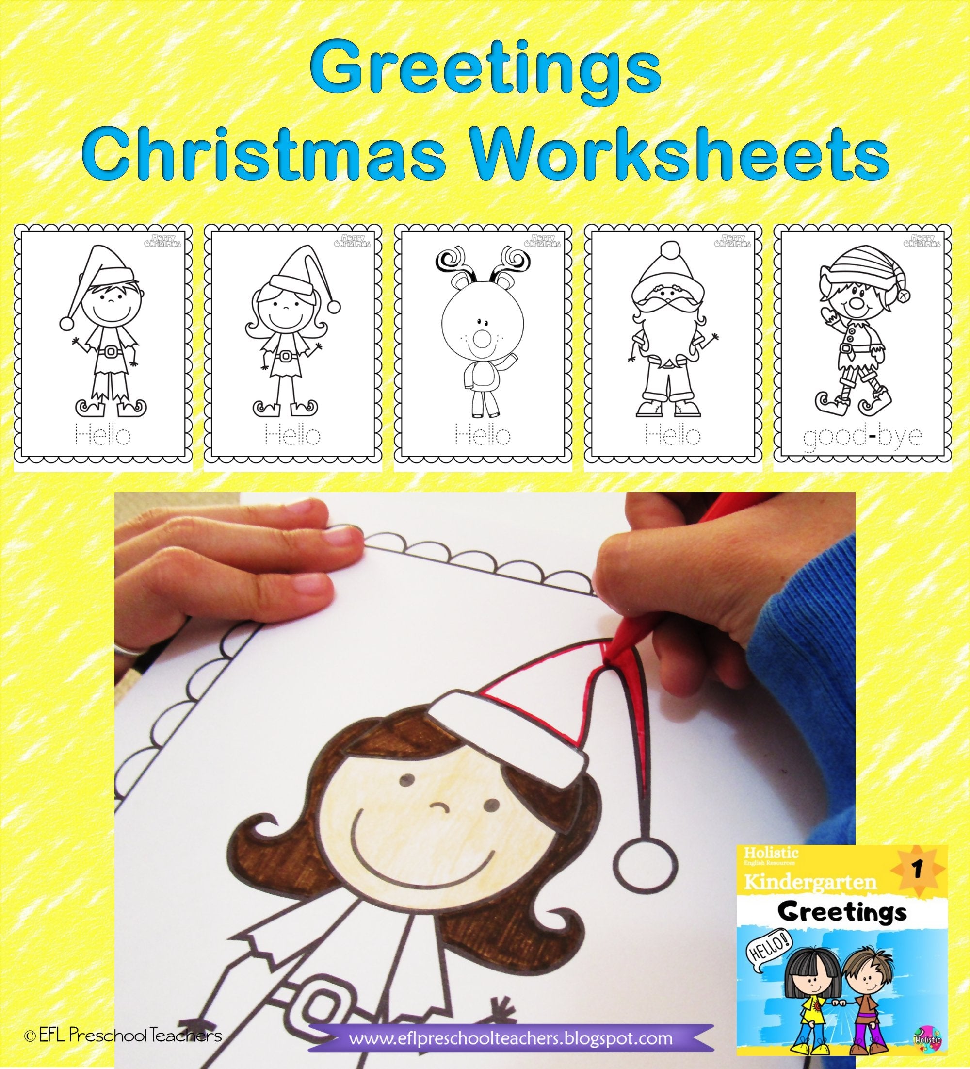 Greetings Unit for Kindergarten-Holistic English – Bilingual Marketplace