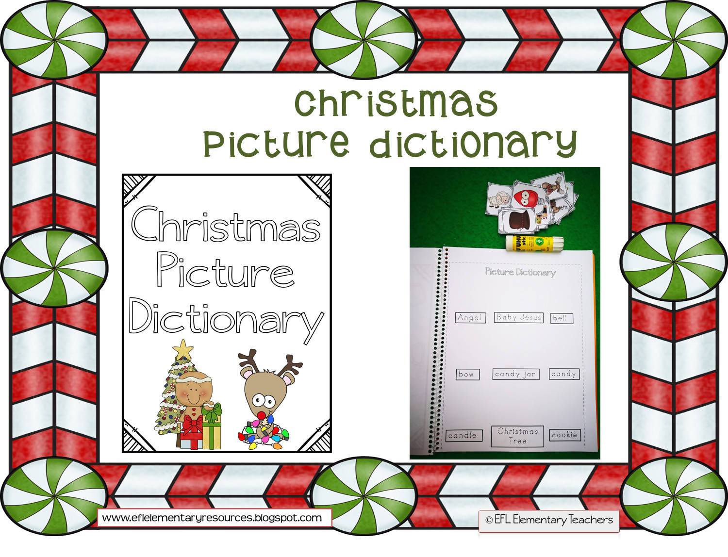 Christmas Flashcards for Elementary ESL/EFL/ELL – Bilingual Marketplace