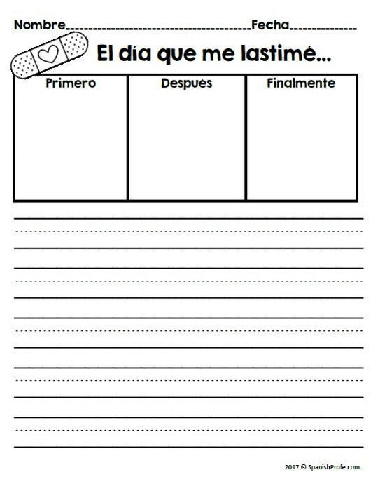 Personal Narrative in Spanish (Narrativa personal) – Bilingual Marketplace