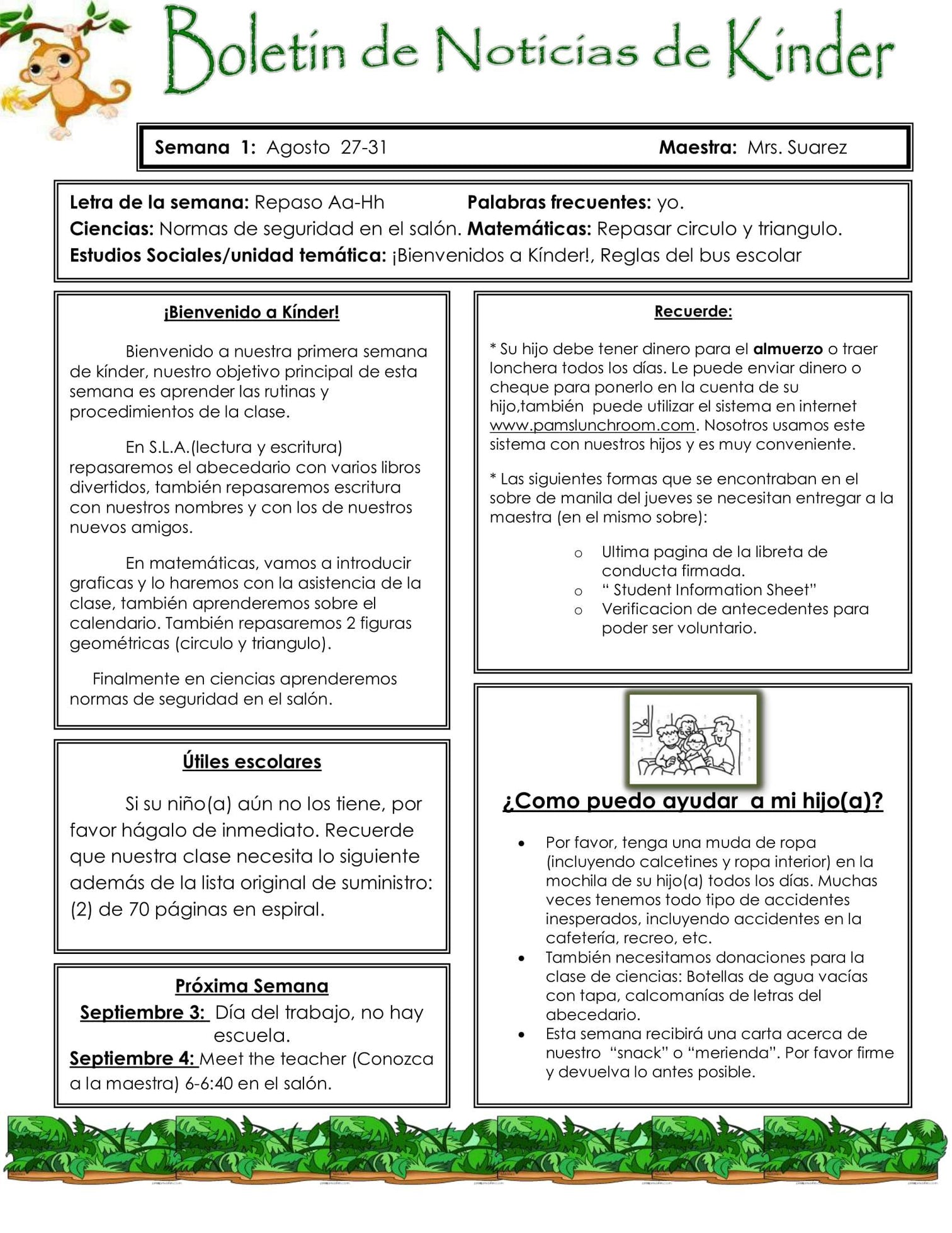 Boletín de Noticias (Newsletter in Spanish template) – Bilingual ...