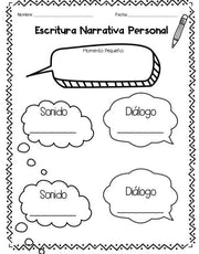 Narrative Graphic Organizer in Spanish/ Organizador gráfico -Escritura ...