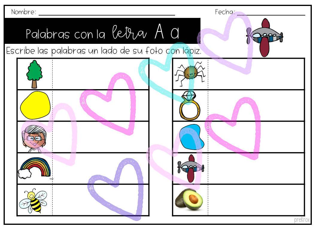 SPANISH Write the Room & Vocab Cards Letters A-K – Bilingual Marketplace