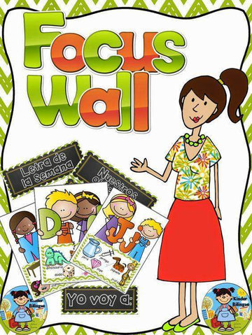 Focus wall in English and Spanish – Bilingual Marketplace