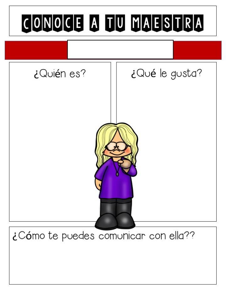 Meet Your Teacher - Conoce a tu maestro EDITABLE – Bilingual Marketplace