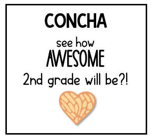 Back to School Concha Croc Jibbitz Gift Tag in Color Spanish/Spanglish ...