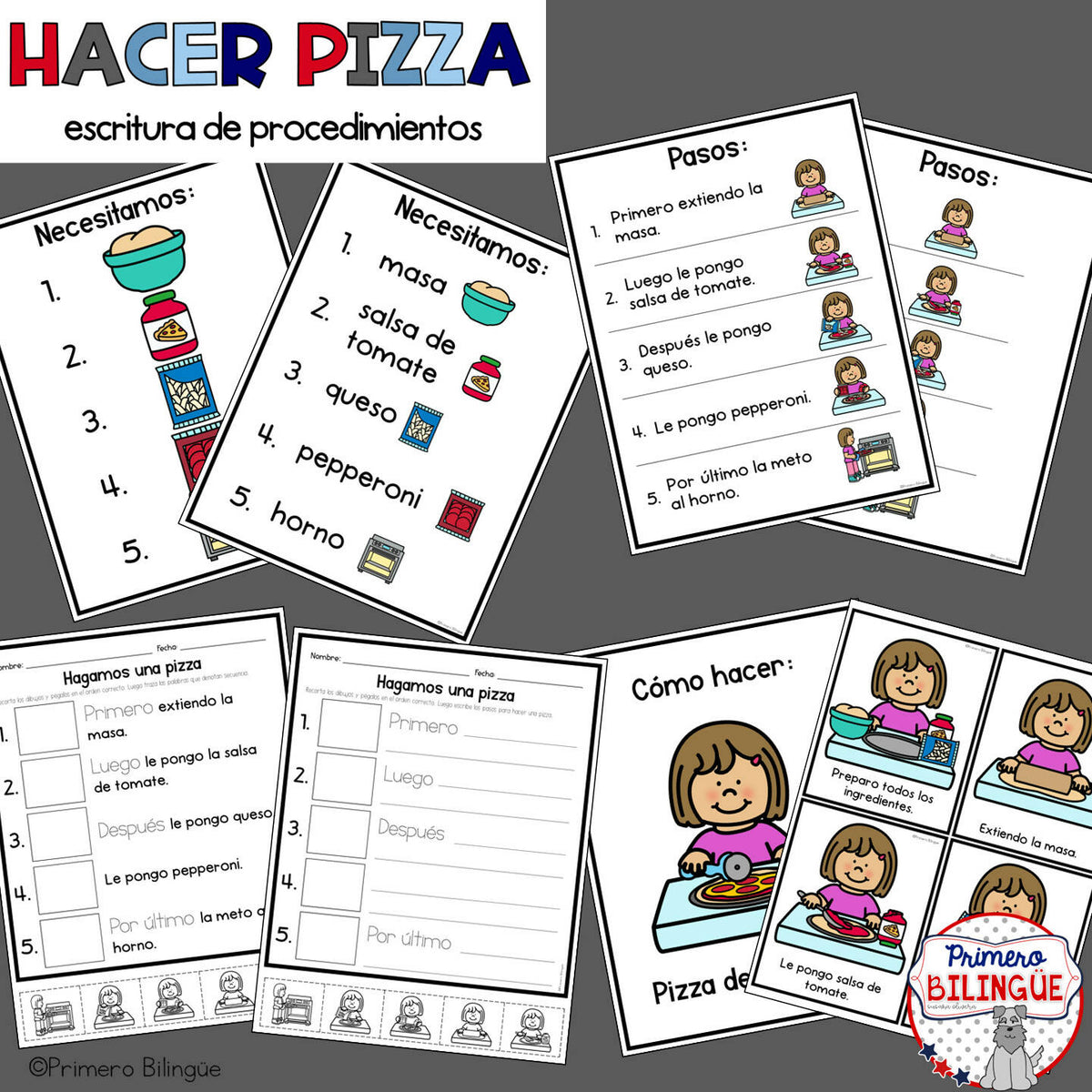 Cómo hacer pizza — Procedural writing – Bilingual Marketplace