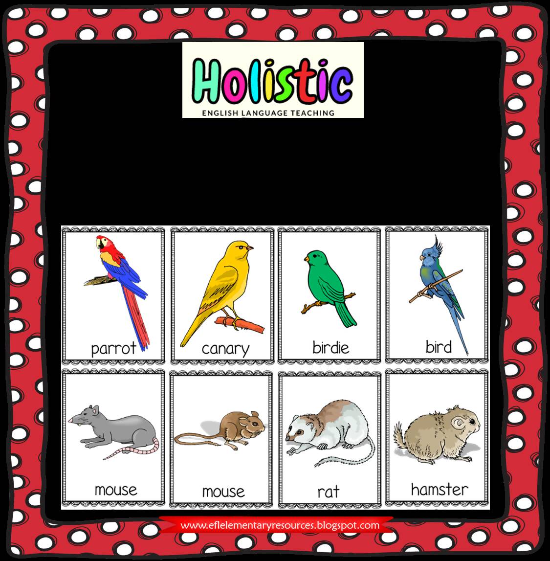 Pet Theme for Elementary ELL – Bilingual Marketplace