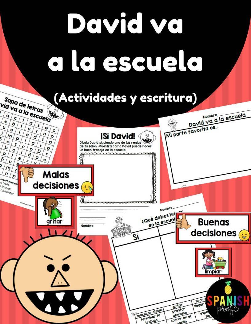 David Goes to School in Spanish (David va a la escuela) – Bilingual ...