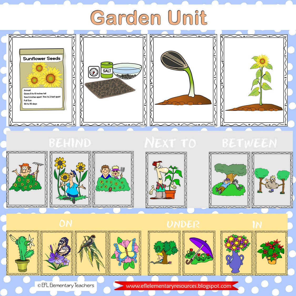 Nature or Garden Theme for Elementary ELL – Bilingual Marketplace