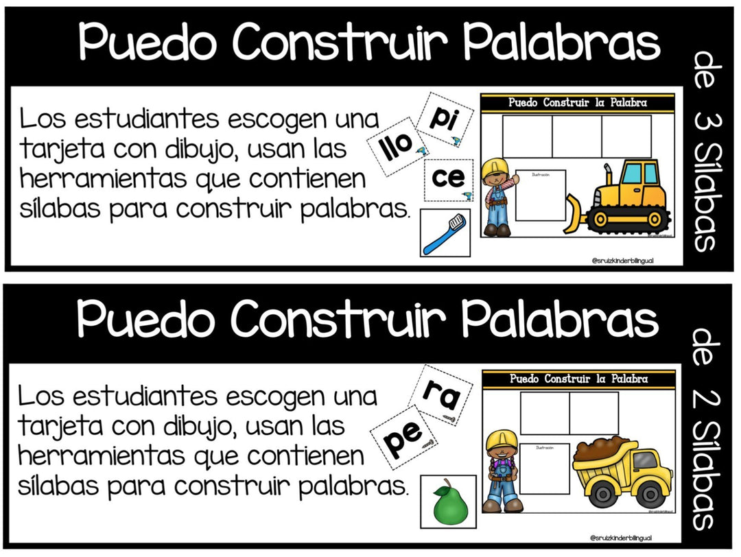 Construyendo Palabras y Oraciones – Bilingual Marketplace