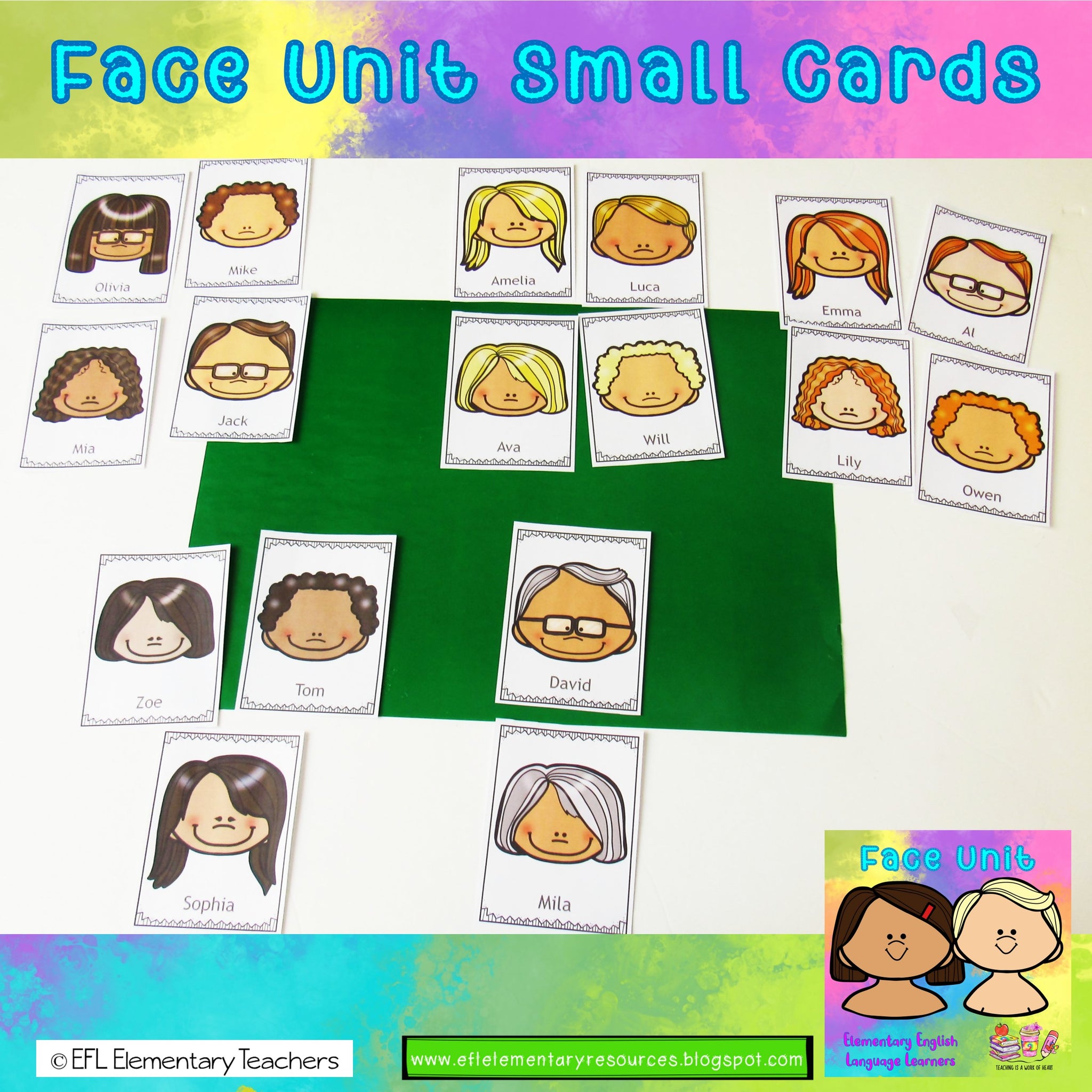 Face Unit for Elementary English Language Learners – Bilingual Marketplace