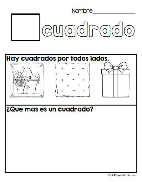 2D Shapes in Spanish (Figuras geométricas - formas) – Bilingual Marketplace