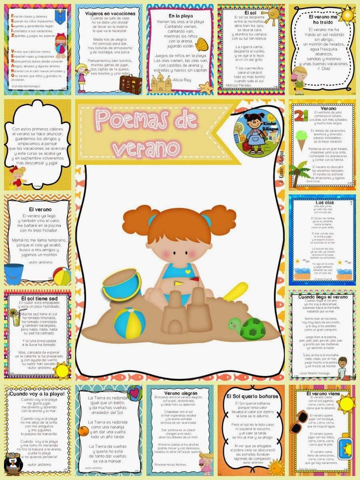 Poemas para el verano (Summer Poems in Spanish) – Bilingual Marketplace