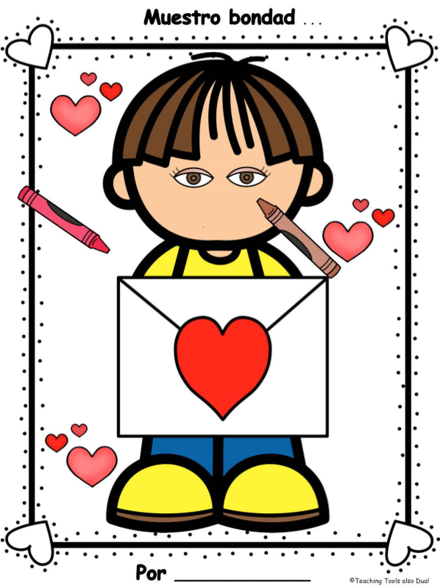 Muestro Bondad (Actos de bondad) K-3 (Acts of Kindness in Spanish ...