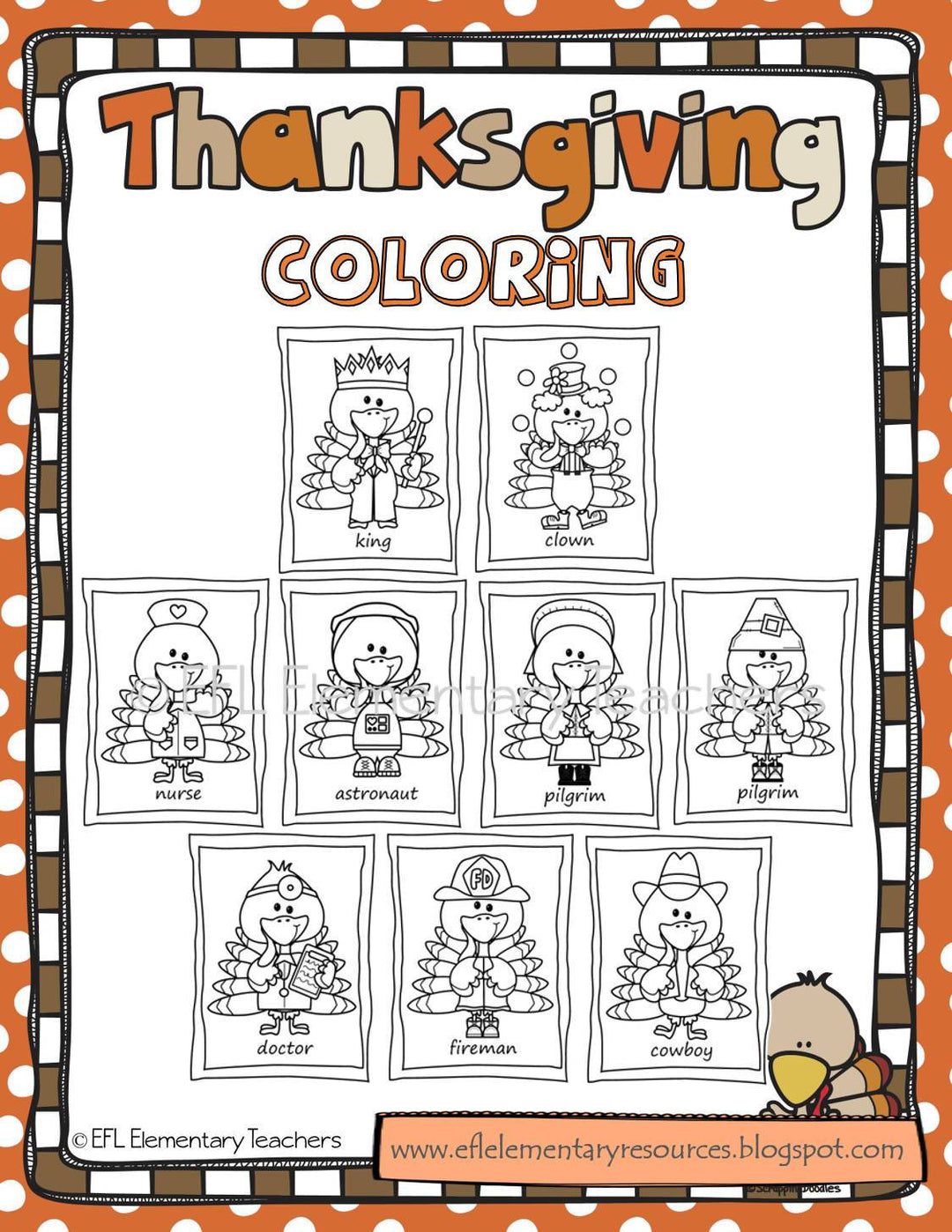 Turkey in disguise for ESL students in Thanksgiving – Bilingual Marketplace