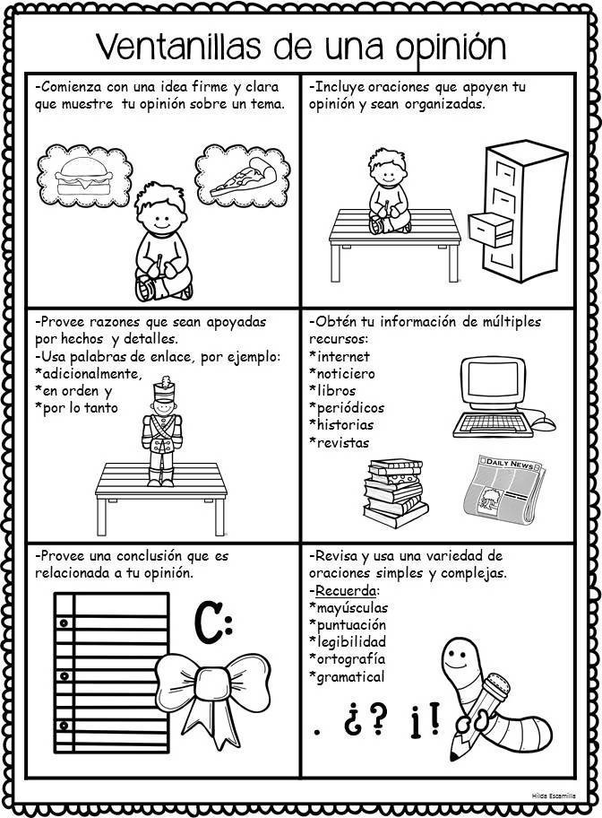Cuaderno interactivo de escritura - Narrativa * Opinión * Informativa ...