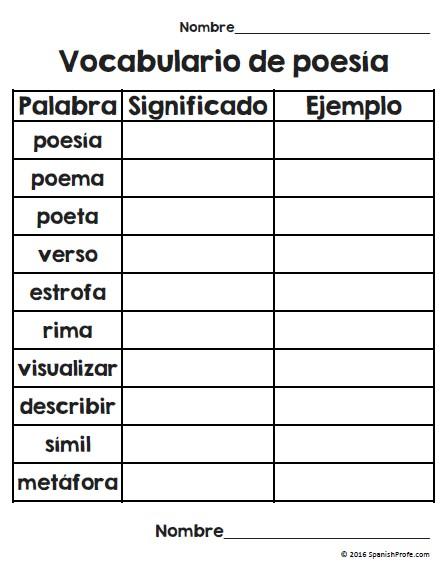 Poemas y Poesia (Poems and Poetry in Spanish) – Bilingual Marketplace