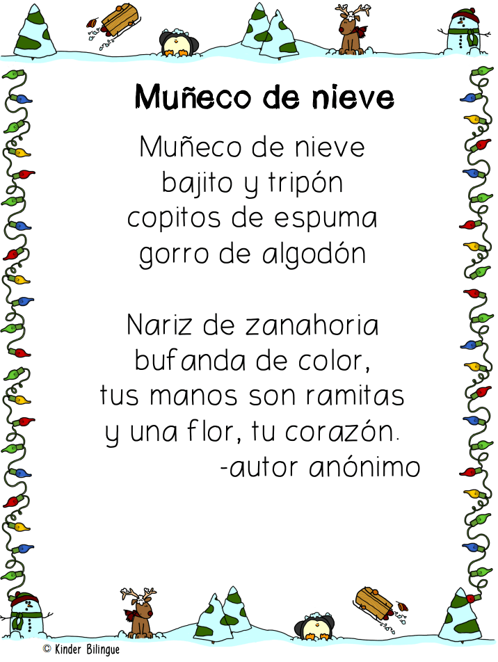 Poemas para el invierno (Winter Poems in Spanish) – Bilingual Marketplace