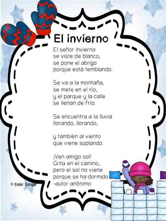 Poemas para el invierno (Winter Poems in Spanish) – Bilingual Marketplace
