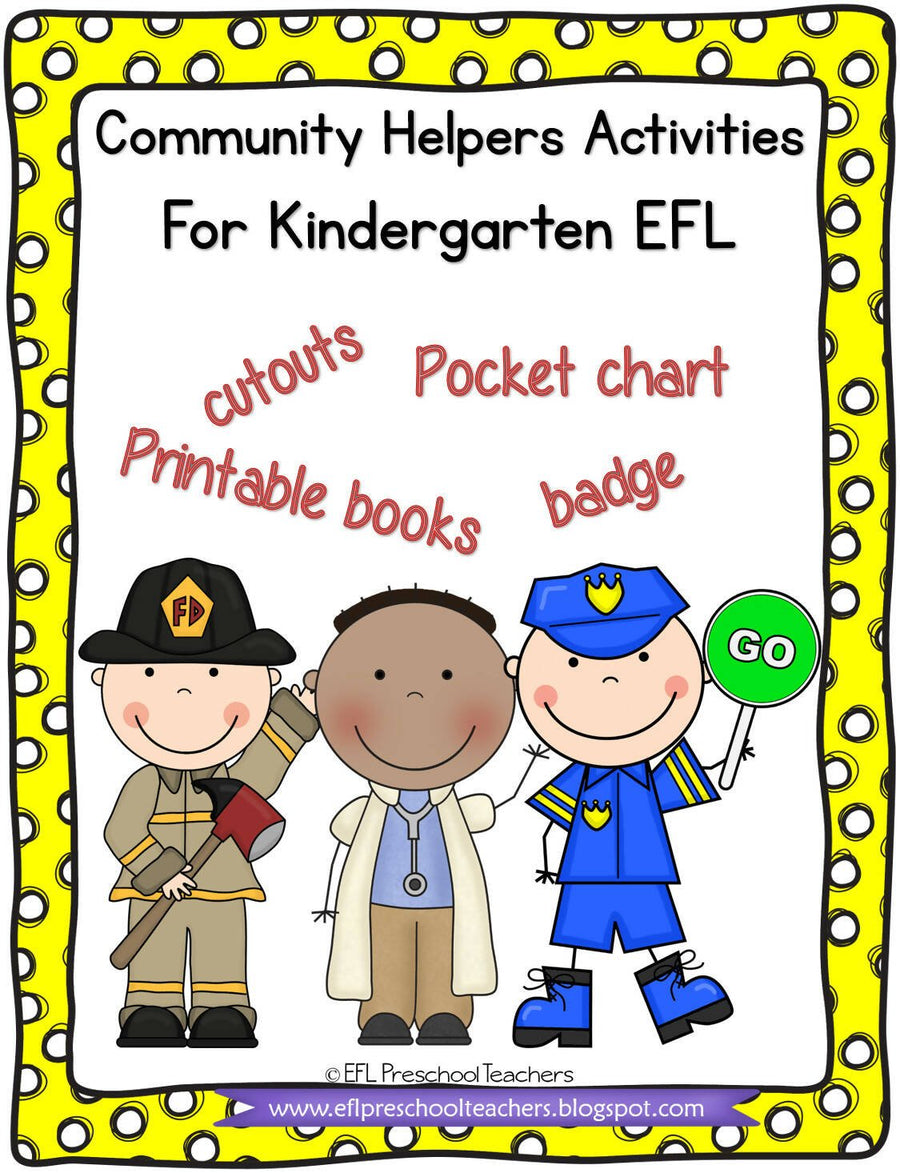Community Helpers Unit for Preschool ELL – Bilingual Marketplace