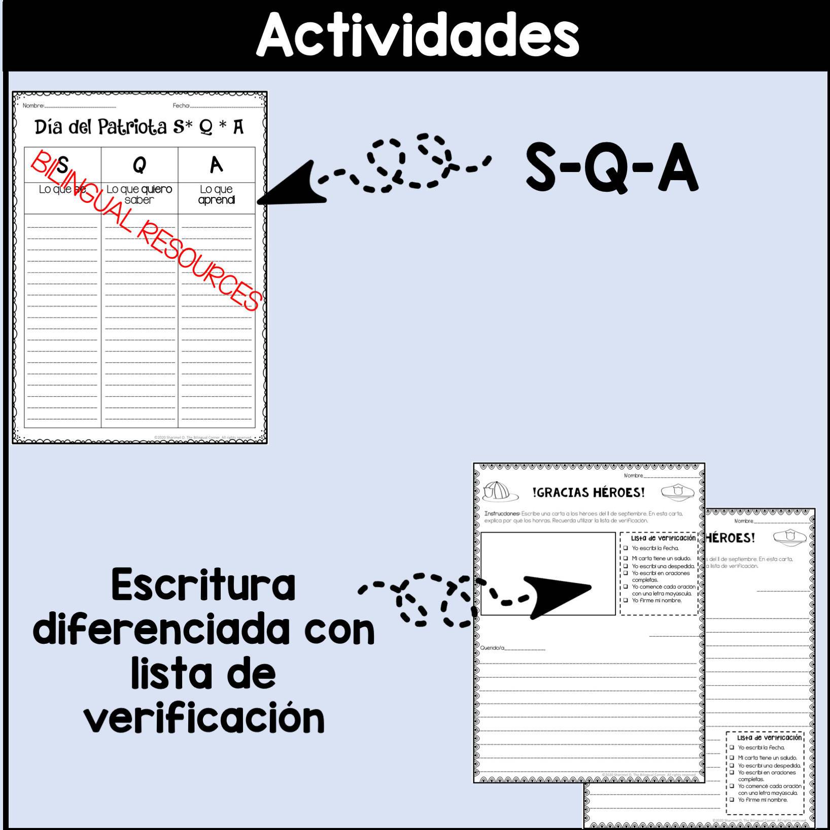 Patriot Day in Spanish- Día del Patriota - Lectura y actividades ...