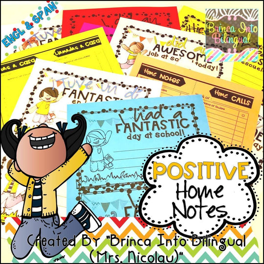 Positive Home Notes in English & Spanish – Bilingual Marketplace