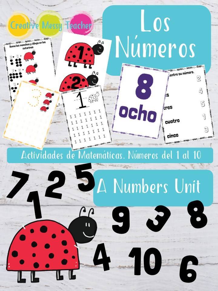 Spanish Numbers 1 10