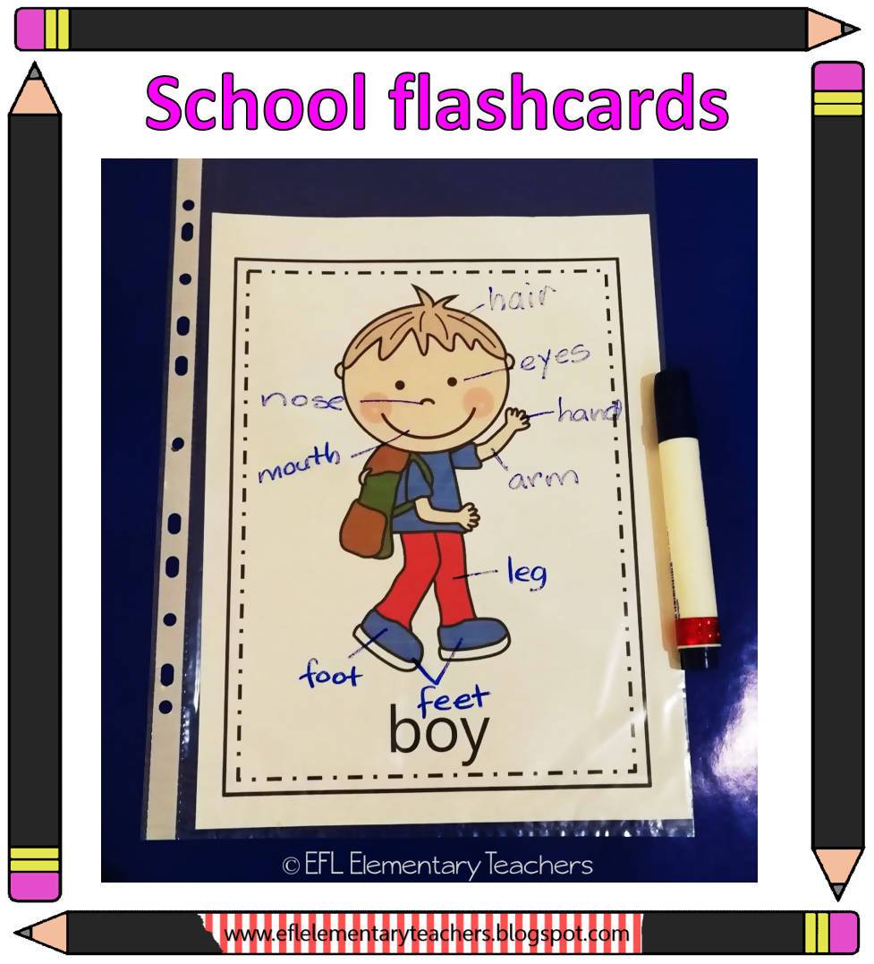 School Unit Flashcards for ELL – Bilingual Marketplace
