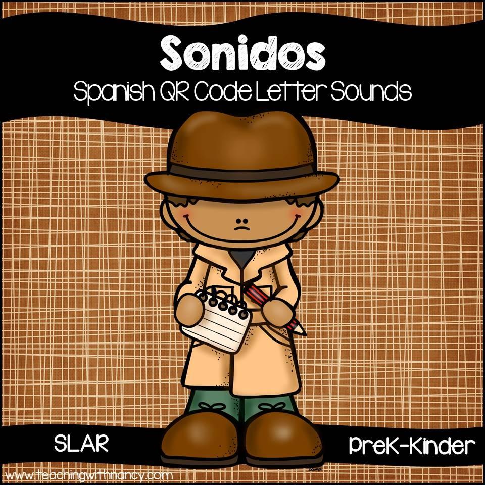 Spanish: Letter Sound Detective QR Code Station – Bilingual Marketplace