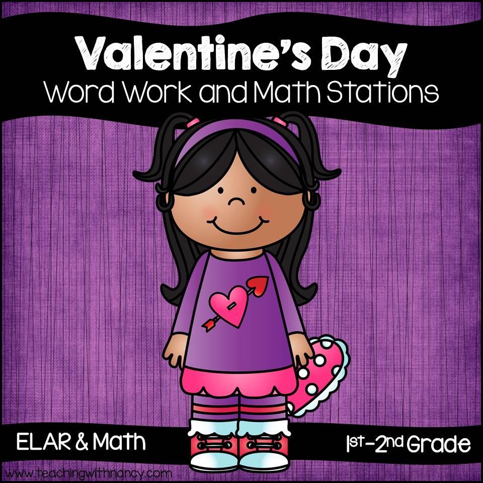 Valentine's Day Word Work and Math Stations – Bilingual Marketplace