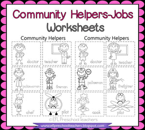 Community Helpers Unit for Kindergarten ESL – Bilingual Marketplace