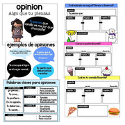 Escritura de Opinion!! - para trabajo digital (digital learning) Spani ...