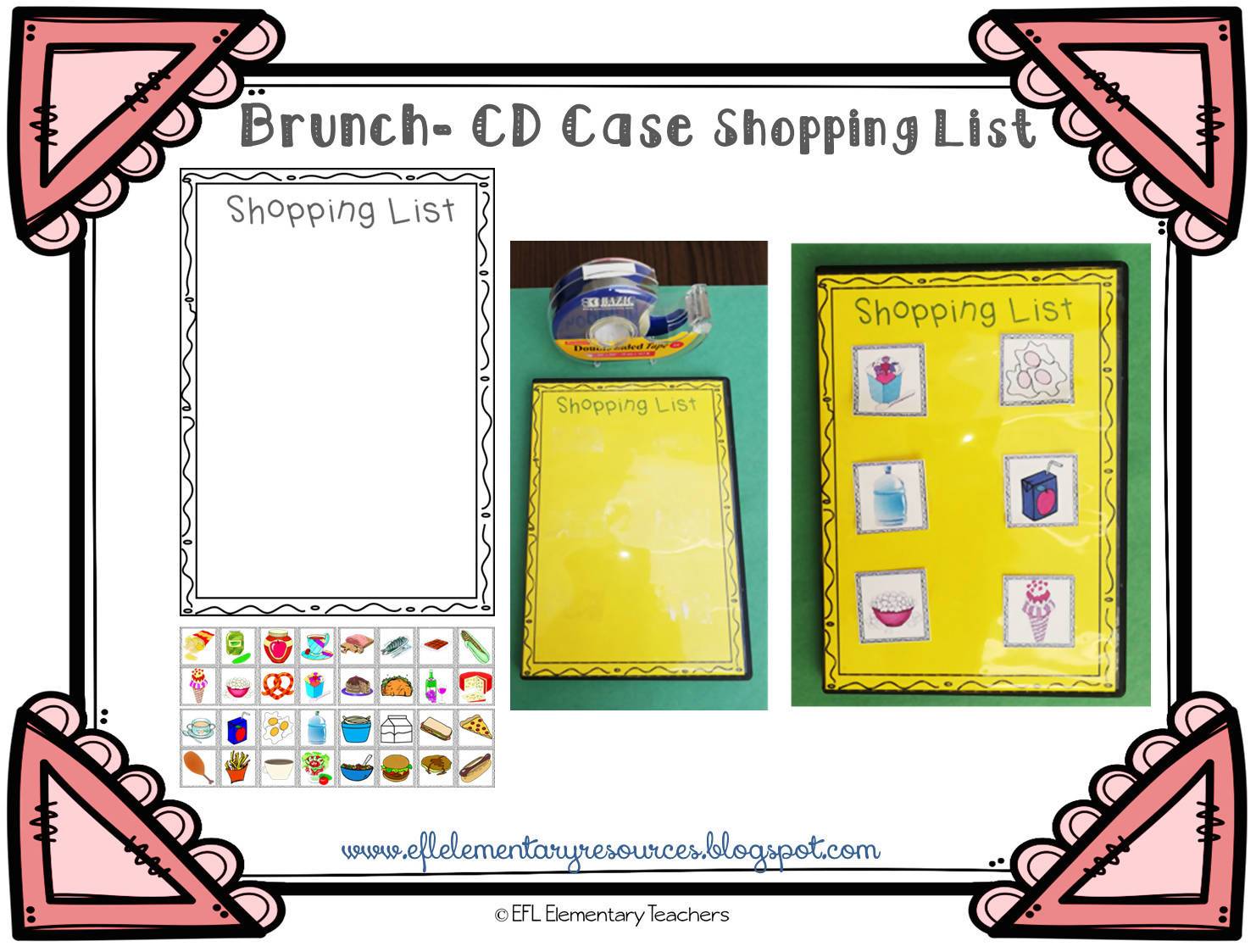 Breakfast and Lunch FOOD unit for Kindergarten and Elementary EFL ...