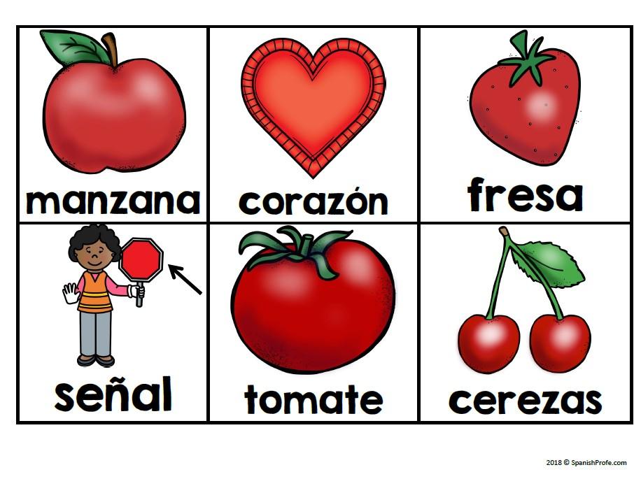 Completa las oraciones los colores (Complete the Sentences in Spanish ...