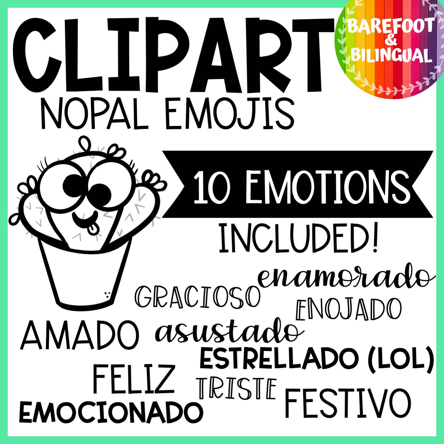 Cactus Emoji | Nopal Emoji | Hispanic Heritage Month – Bilingual ...