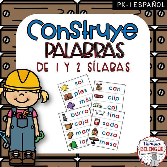 Construye palabras de 1 y 2 sílabas – Bilingual Marketplace