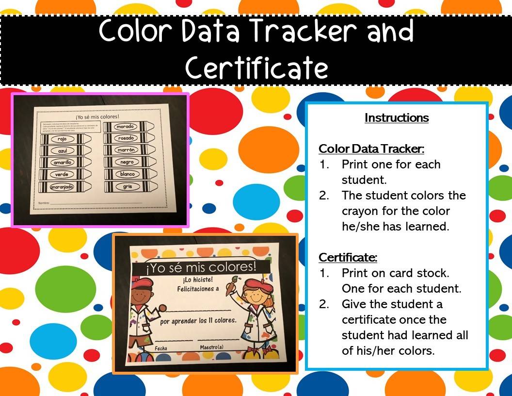 Let's Learn the Colors Mega Bundle (en español) – Bilingual Marketplace