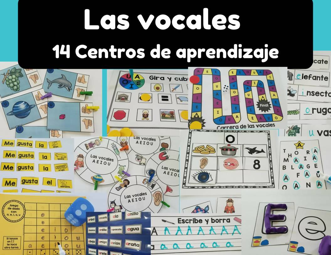 Las vocales centros (Spanish Vowels Centers) – Bilingual Marketplace