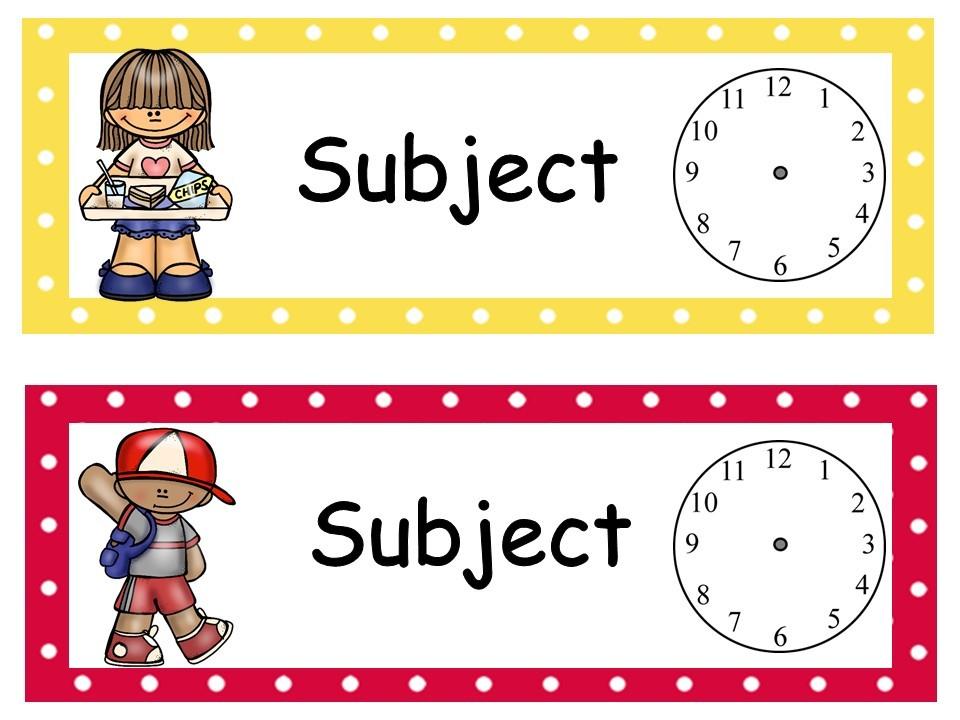 Schedule Cards {Editable} – Bilingual Marketplace