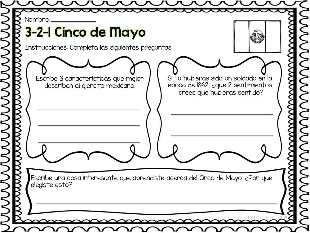 Cinco de Mayo {Spanish} – Bilingual Marketplace