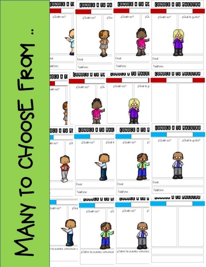 Meet Your Teacher - Conoce a tu maestro EDITABLE – Bilingual Marketplace