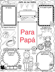 Feliz día del Padre - Happy Father's Day Activities Dual Spanish & Eng ...