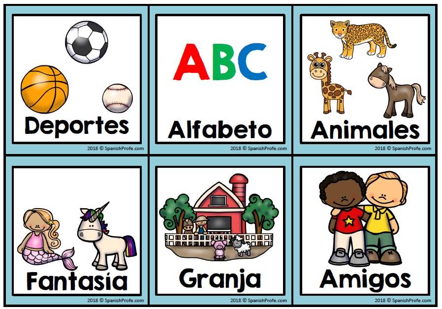 Classroom Library Labels in Spanish (Tarjetas para libros) – Bilingual ...