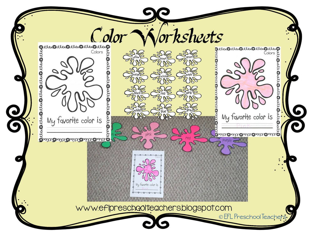 Color Unit for Kindergarten ELL – Bilingual Marketplace