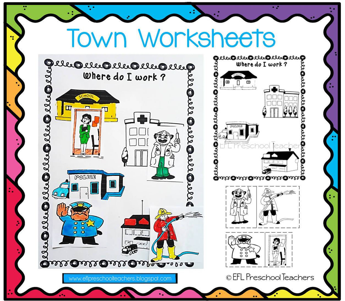 Town Theme for Kindergarten ELL – Bilingual Marketplace