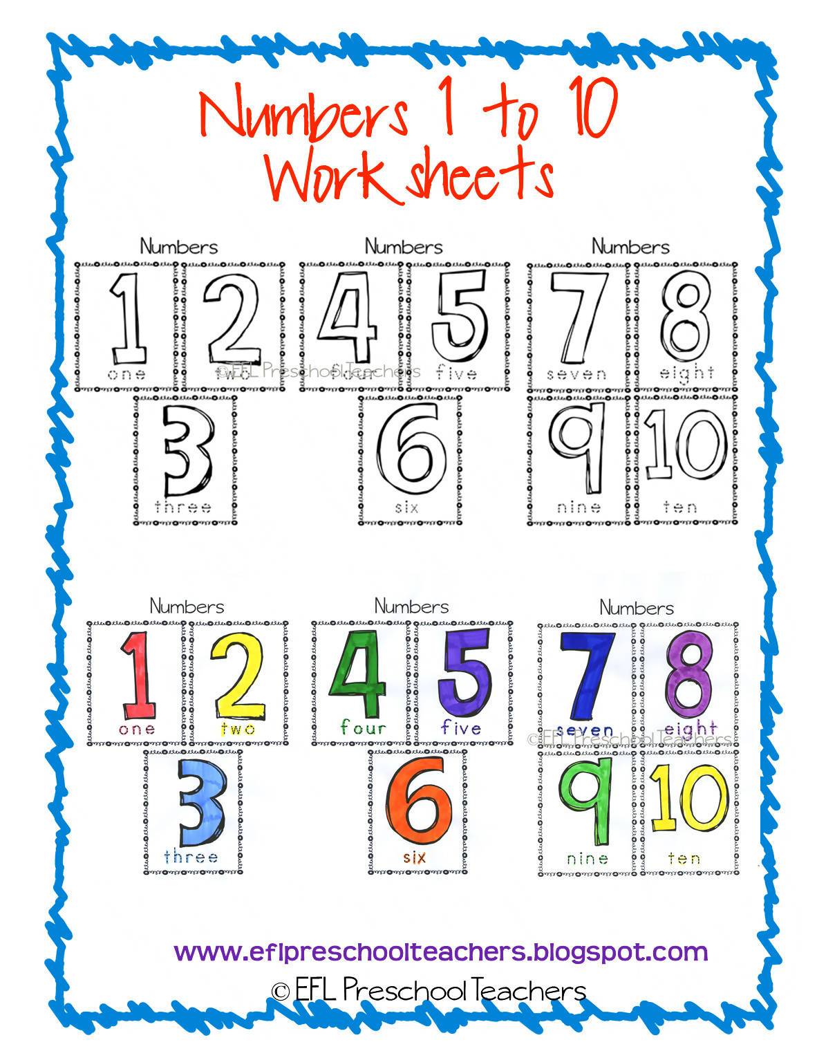 Numbers Unit for Kindergarten ELL – Bilingual Marketplace