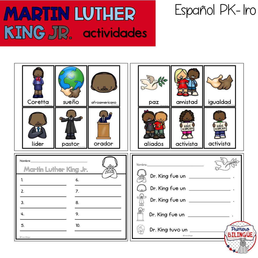 Martin Luther King Jr. / actividades – Bilingual Marketplace