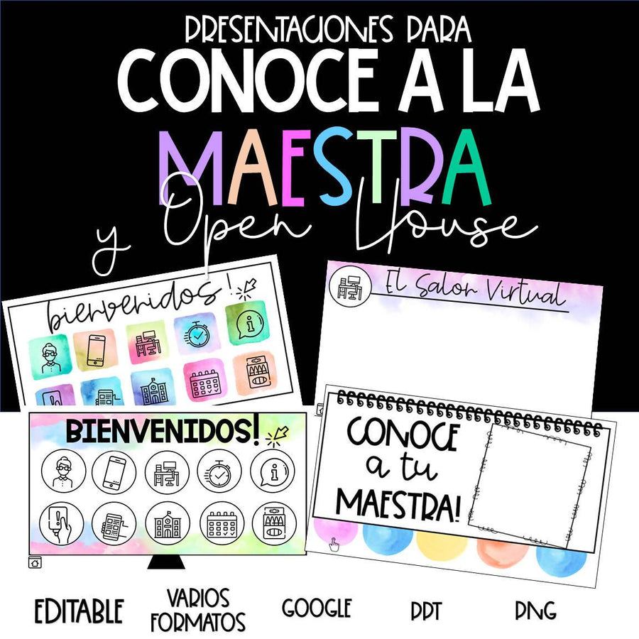 Presentación de Open House Y Conoce a la Maestra Virtual – Bilingual ...