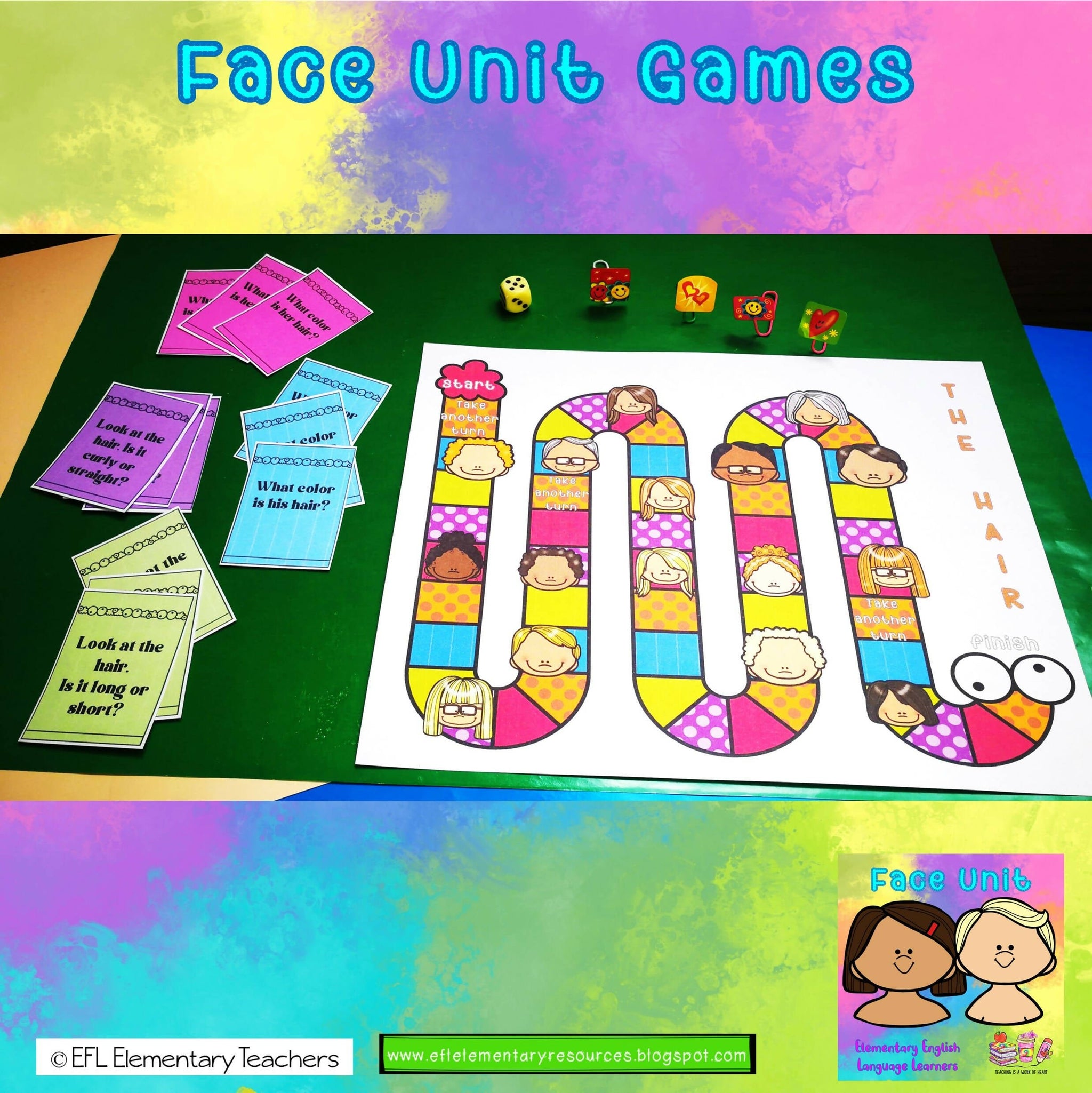 Face Unit for Elementary English Language Learners – Bilingual Marketplace