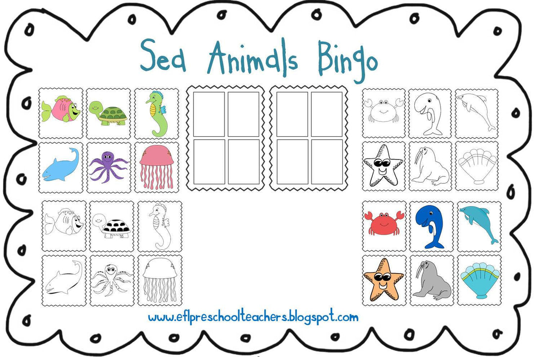 Sea Animals for English Language Learners – Bilingual Marketplace